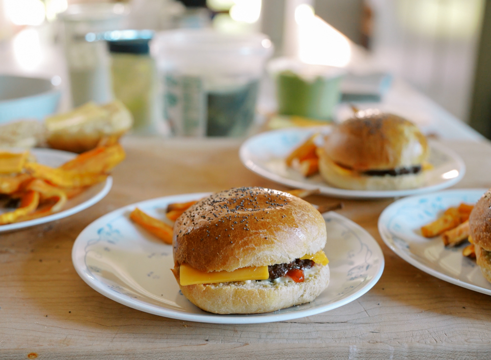 Air Fryer Burgers - Christine's Notebook